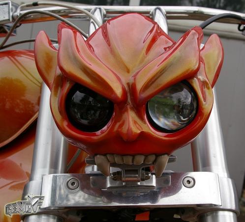 GEMO-Fighters Lampenmaske 'Devil´s Face' - Motofreakz